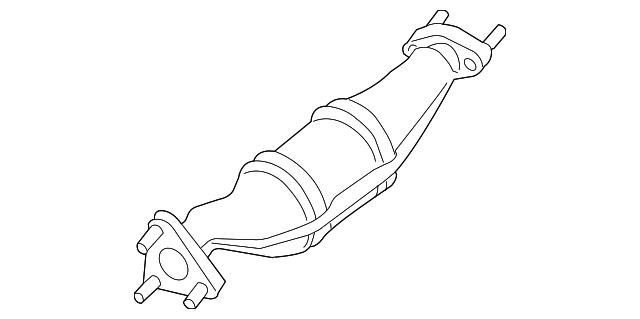 2013-2014 Nissan Catalytic Converter - Passenger Side (RH) 208A2-9BF0A ...