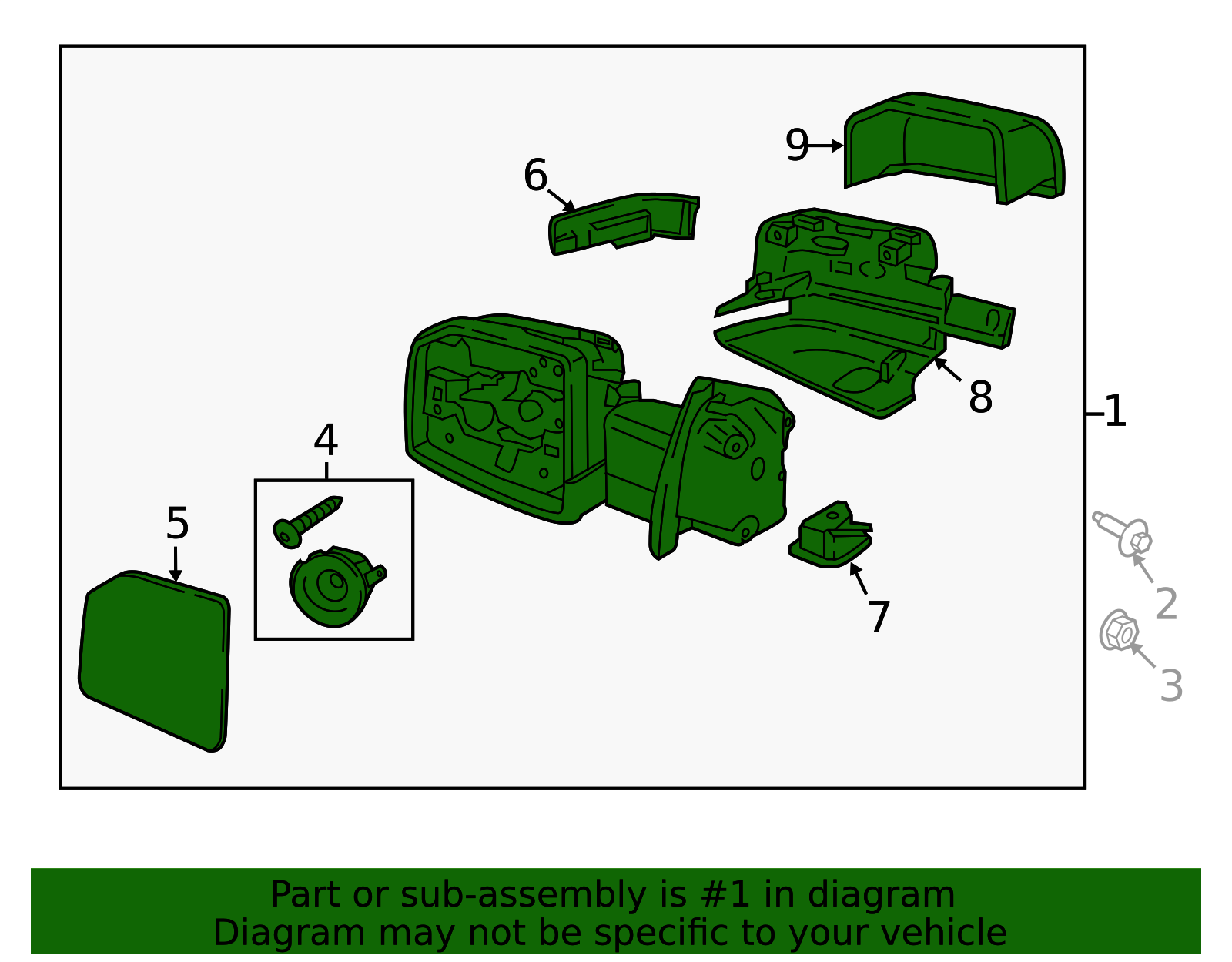 2019-2020 Ford F-150 Door Mirror JL3Z-17683-FB | Lincoln Parts Outlet