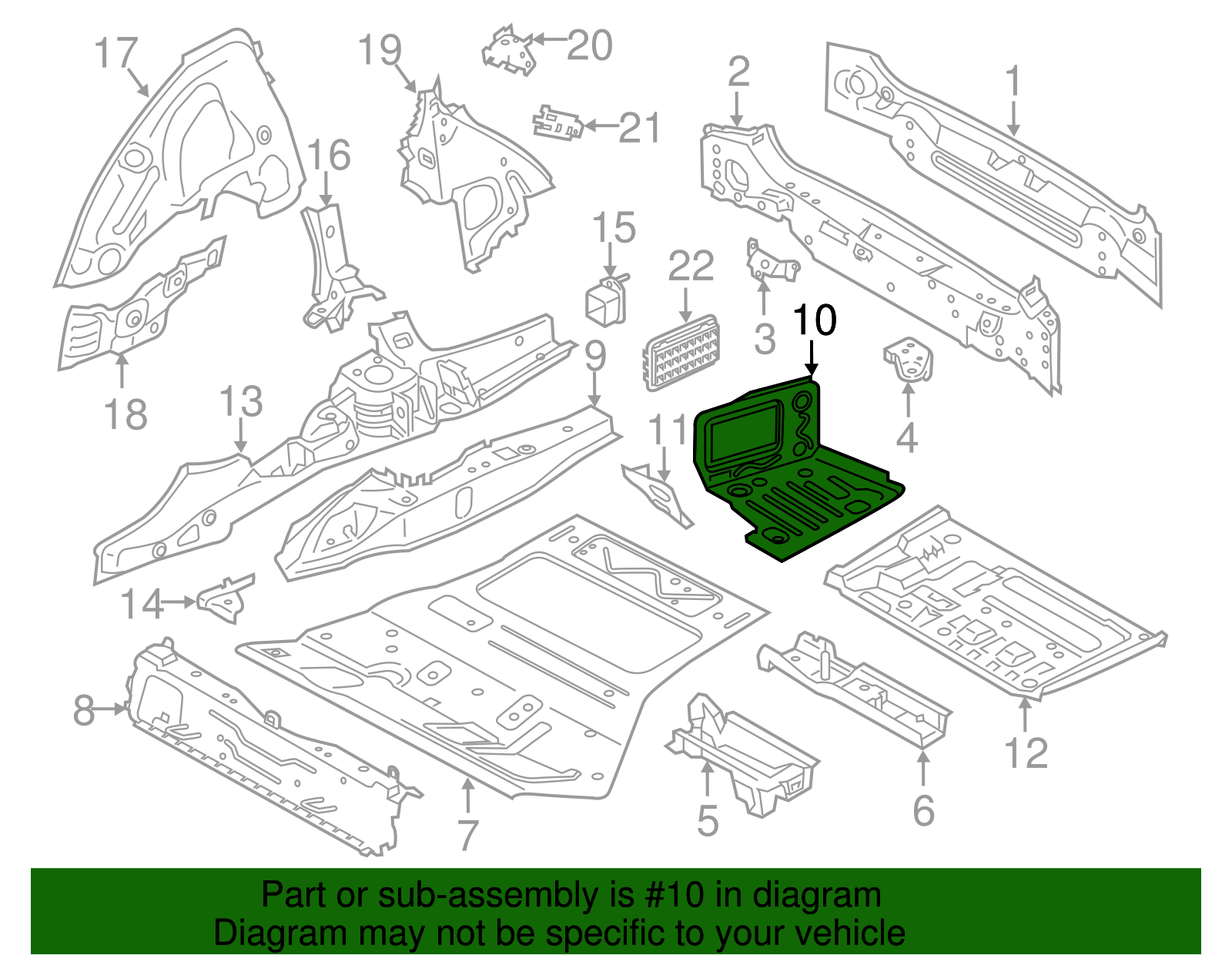 41-00-7-493-913 - 2018-2024 BMW - Side Panel | Buy BMW Parts Now