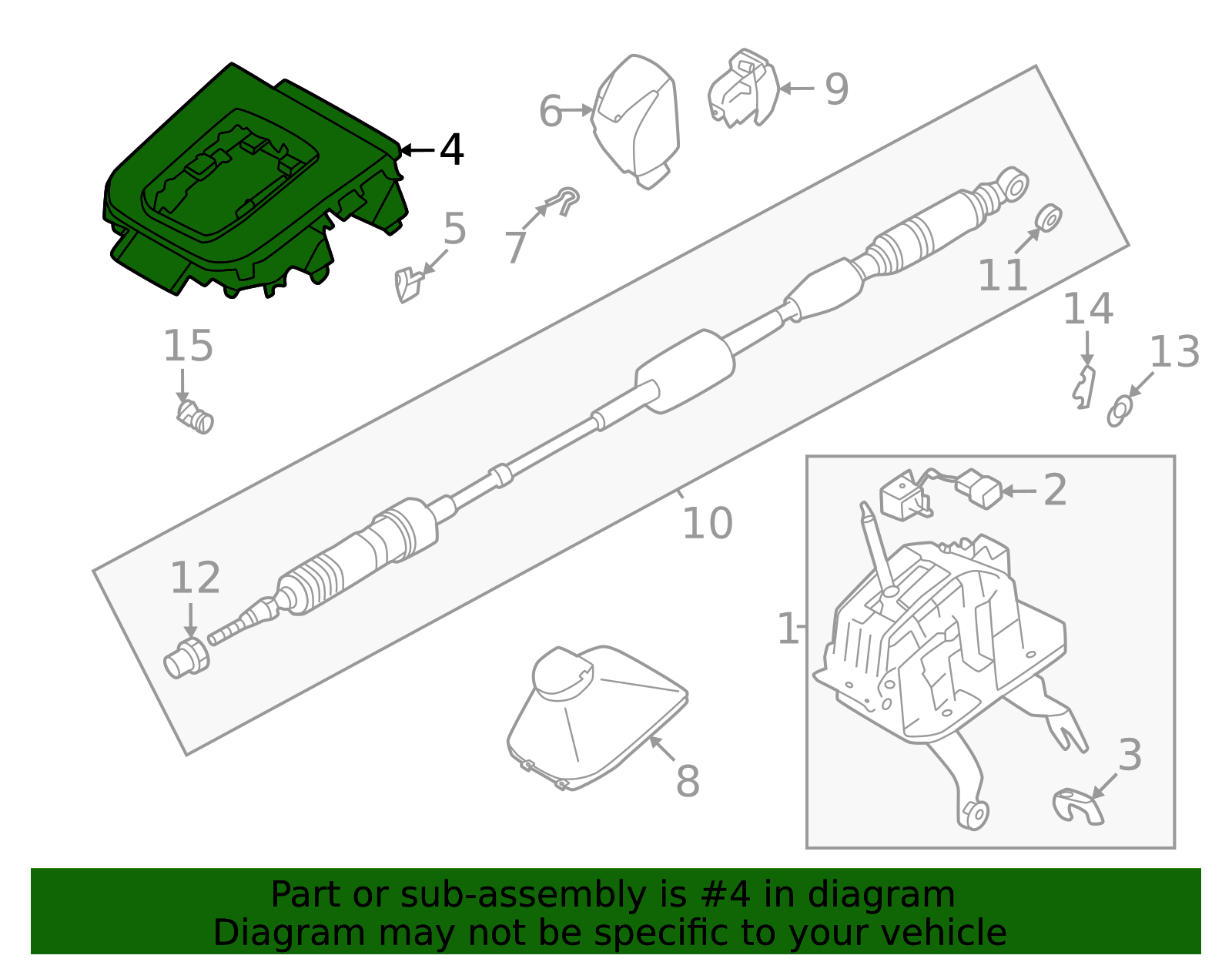 35180SL070 - Shift Indicator | Subaru Parts HQ