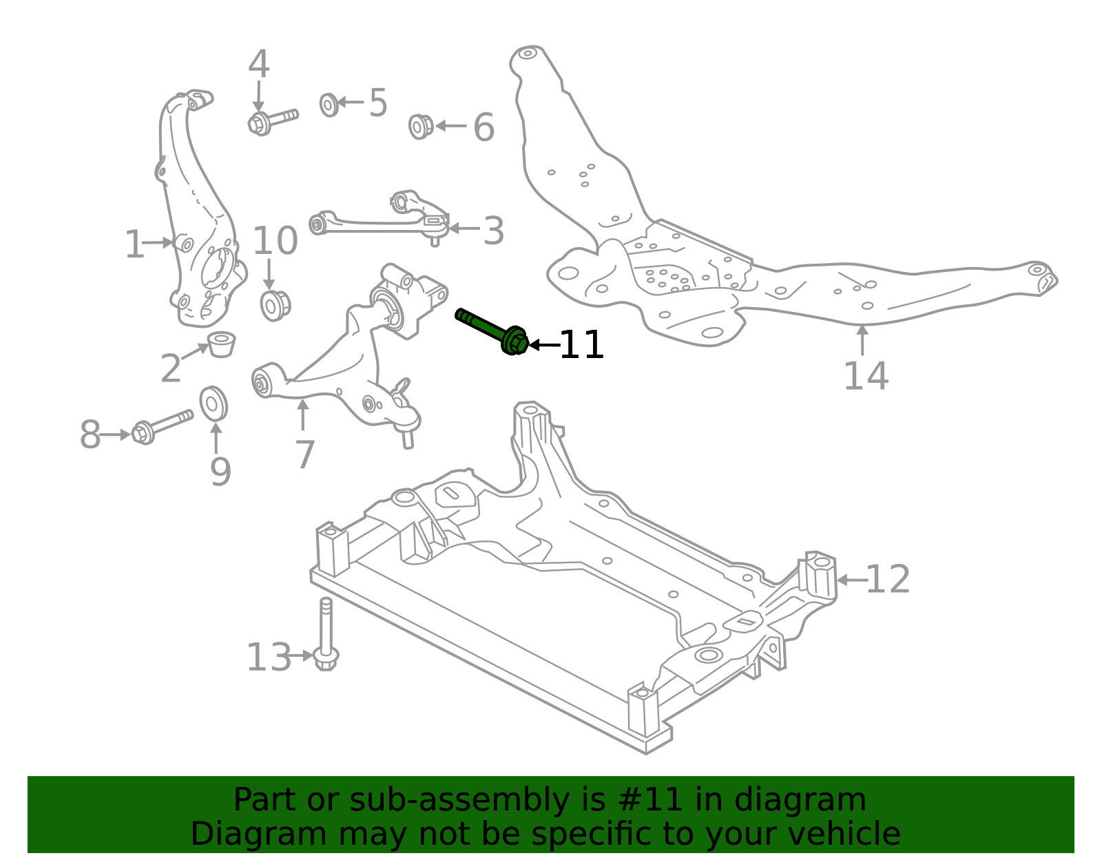 2007-2024 Infiniti Lower Control Arm Bolt 54550EG00D | Infiniti of Warwick