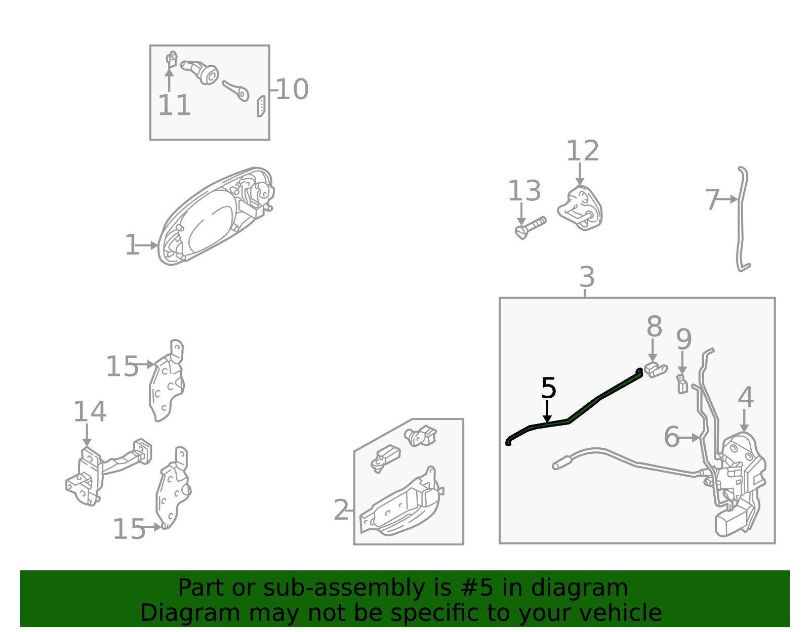 0K53A-58313 - Lock Rod 2002-2005 Kia Sedona | Kia.Parts Store
