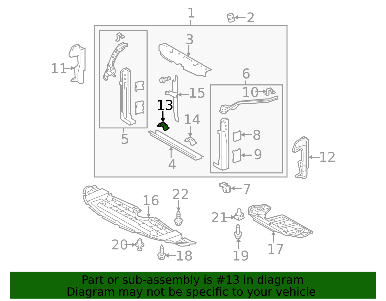 2011-2020 Toyota Sienna Mount Bracket 53228-08010 | MotorMotor