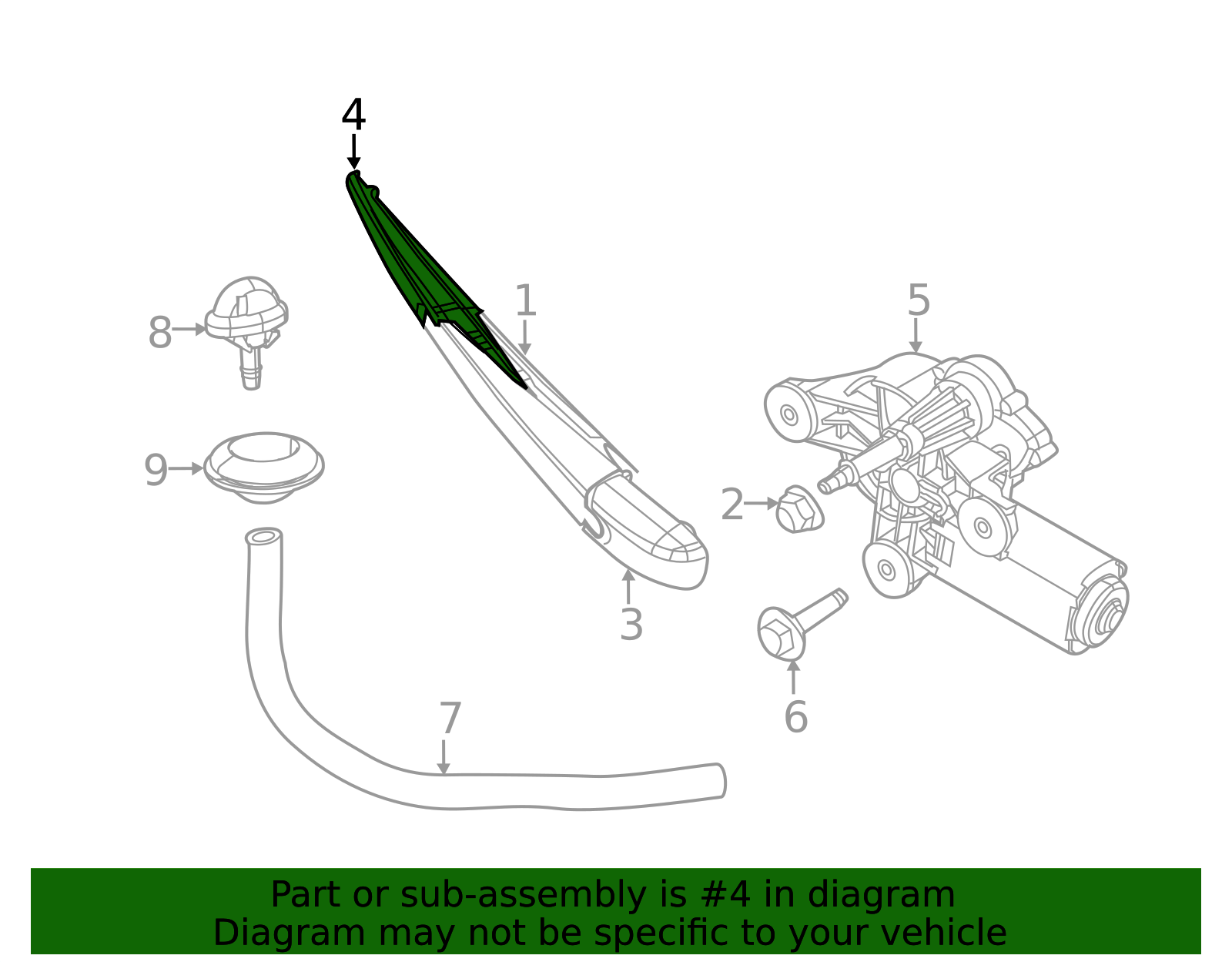 Wiper Blade 68079869AA | Mopar Parts Canada