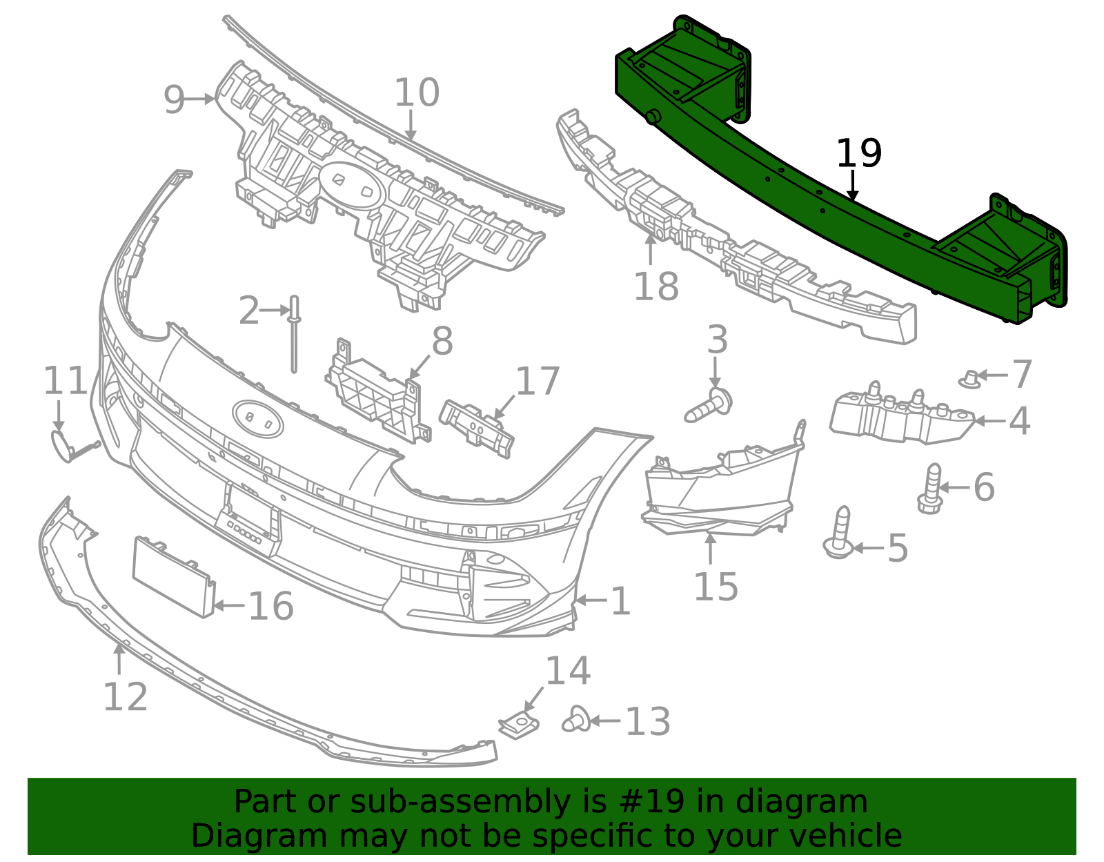 2023-2025 Hyundai Ioniq 6 Impact Bar 64900-KL000 | QuirkParts