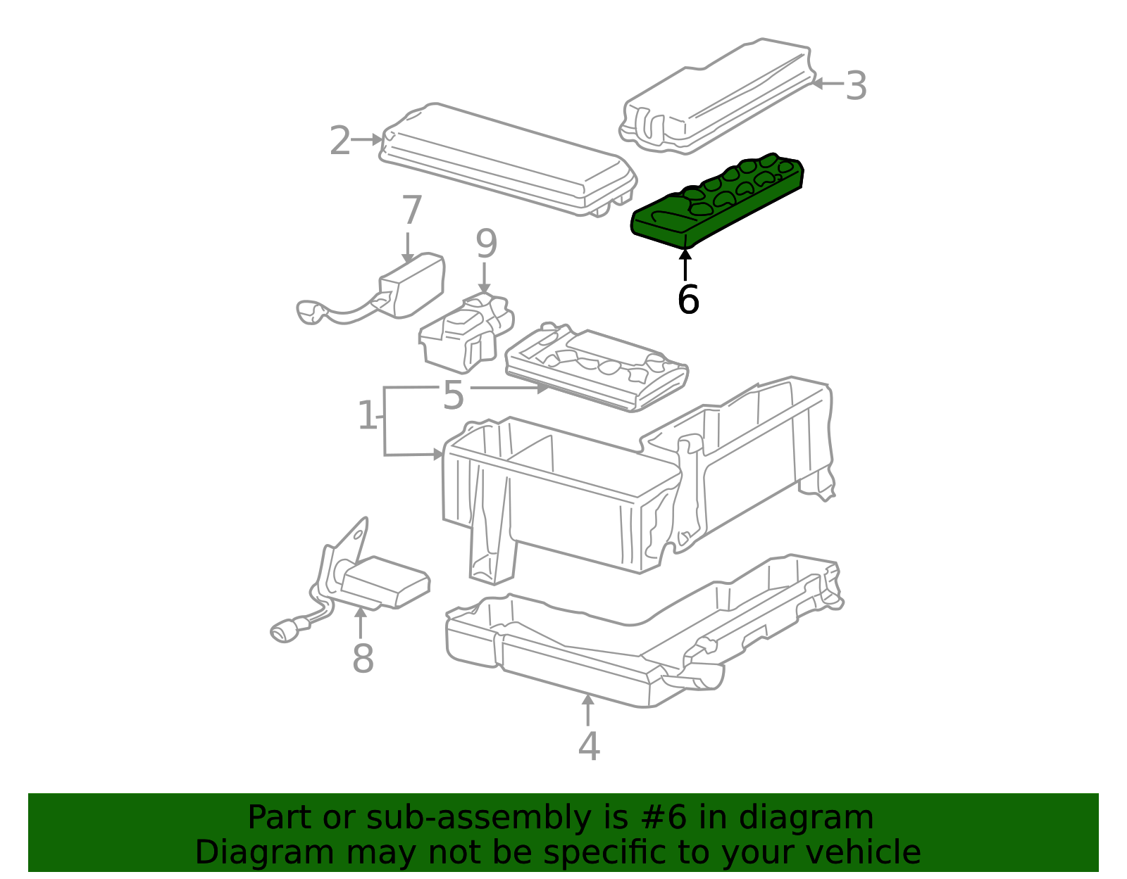 82741-0C021 - Relay & Fuse Plt - 2005-2007 Toyota | Nucar Toyota Parts