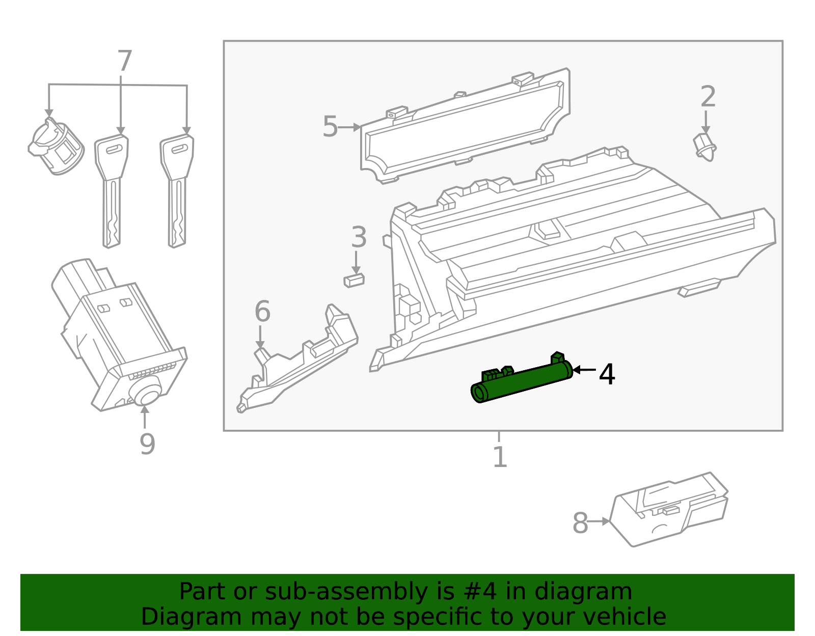 55054-62010 - High-Quality Glove Box Assembly Stopper for 2021-2025 ...