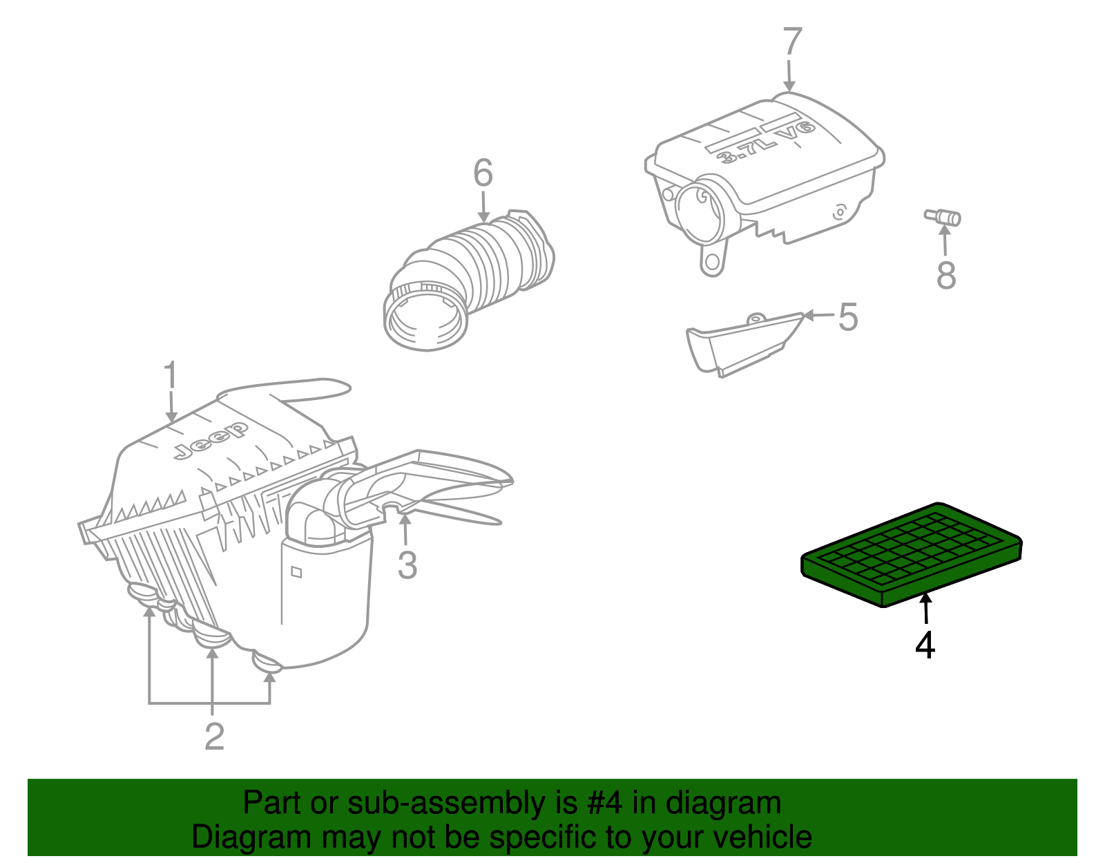 2002-2010 Jeep Filter 05018777AC | Mopar Parts Canada