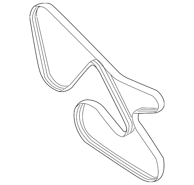 2013-2014 Hyundai Genesis Coupe Serpentine Belt 25212-2C400 | OEM Parts ...