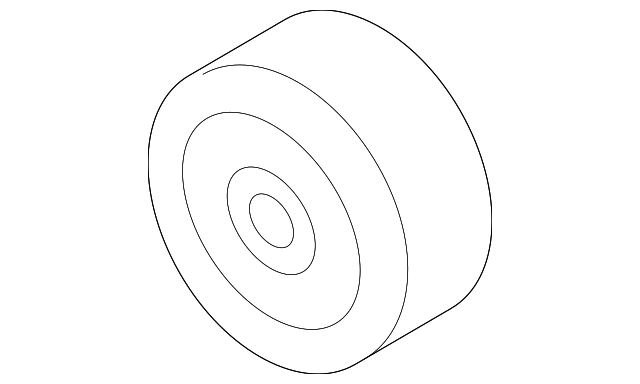 Genuine Idler Pulley for 2010-2014 Hyundai Genesis Coupe | Part# 25287 ...