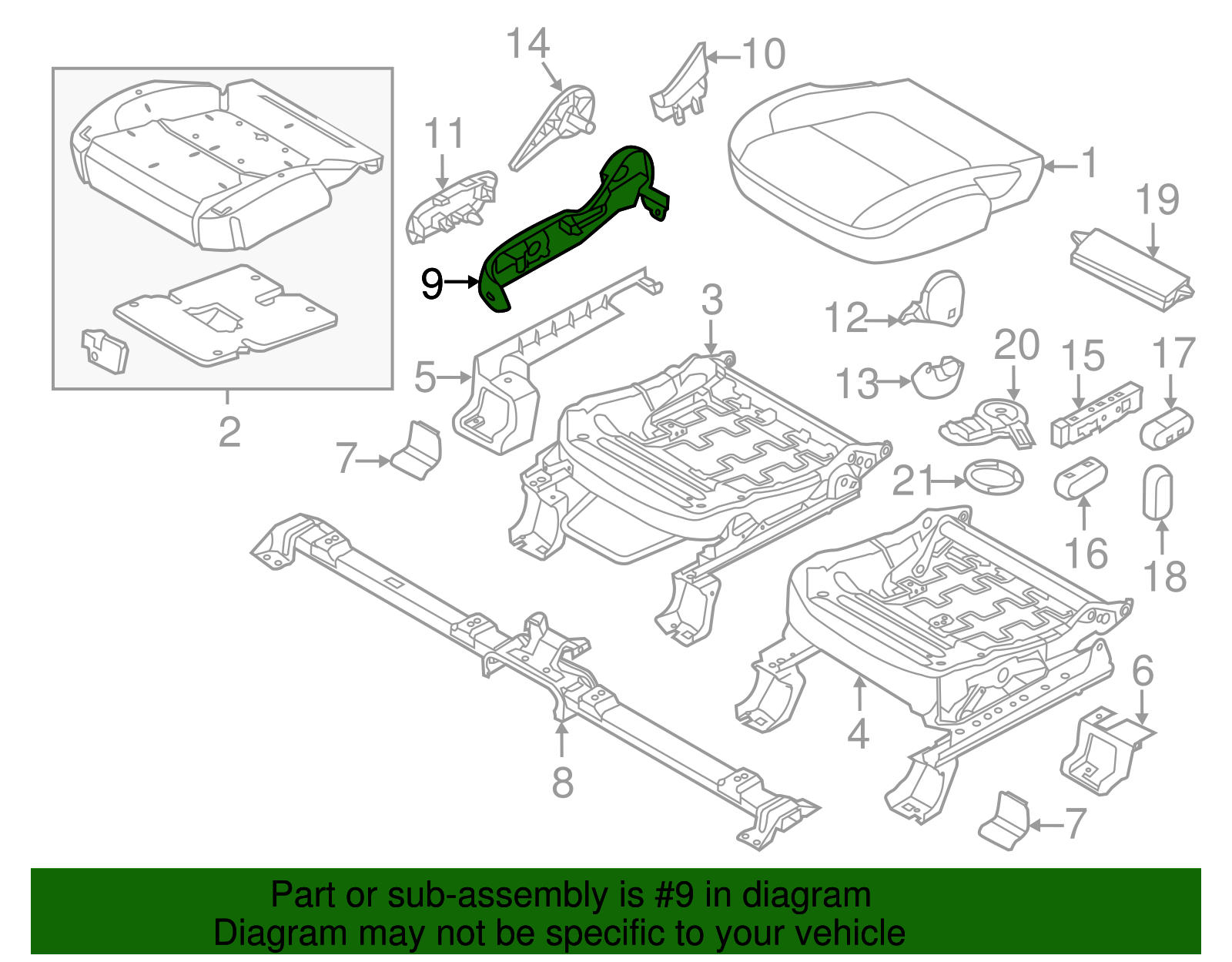 Seat Trim Panel - Interior Restoration Made Simple DB5Z-7862186-AA ...