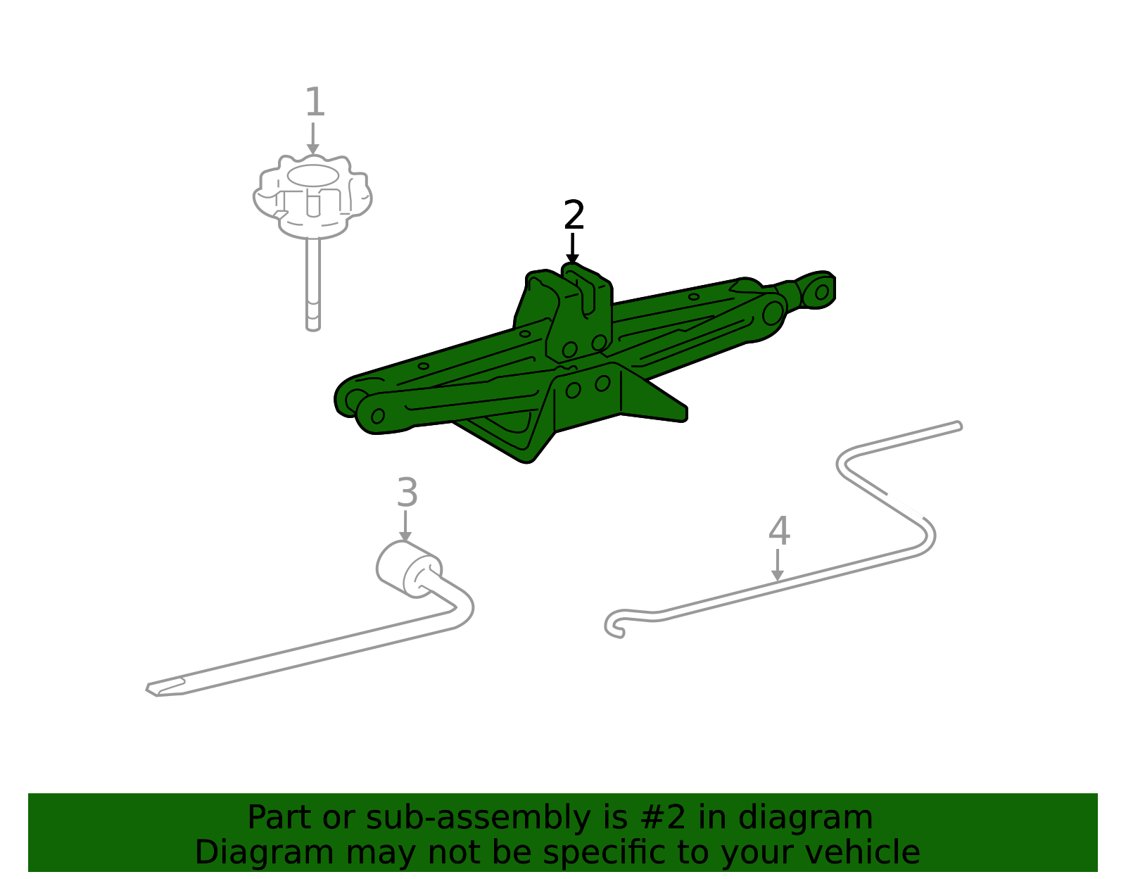 2014-2025 Lexus Floor Jack 09111-30181 | OEM Parts Online