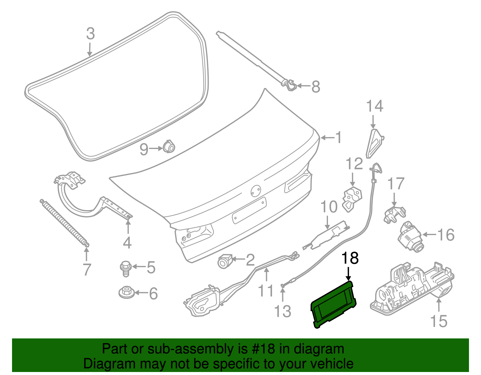 Genuine BMW 51-13-9-448-724 | License Plate Holder | FREE Shipping on ...