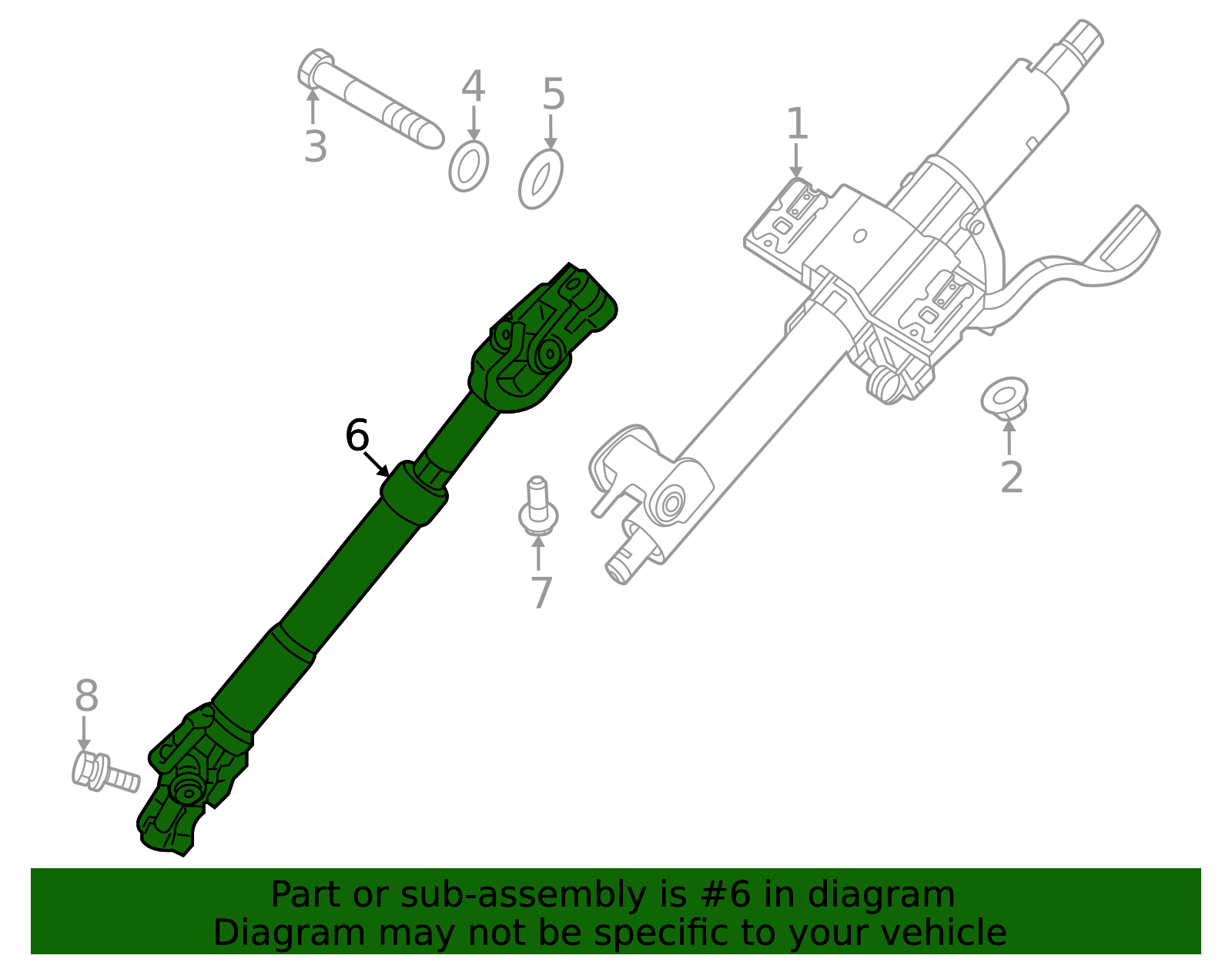 2022-2023 Hyundai Elantra N Intermediate Shaft 56400-IB000 | MotorMotor