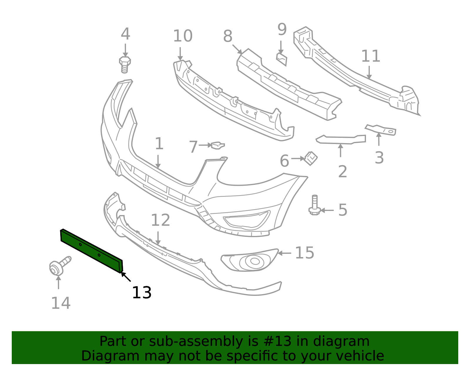 License Bracket 86519-0W700 | MotorMotor