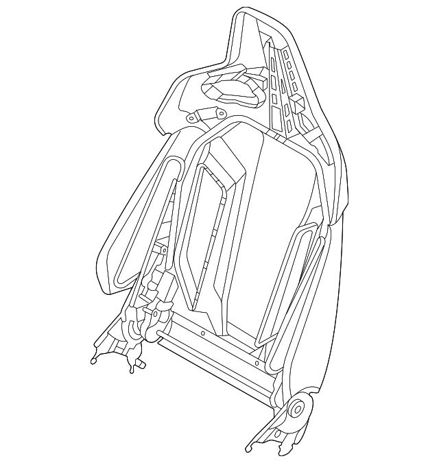 Genuine BMW 52-10-8-067-466 | Seat Back Frame | FREE Shipping on Most ...
