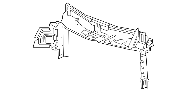 2016-2018 Chevrolet Malibu Radiator Air Upper Deflector 84089228 ...