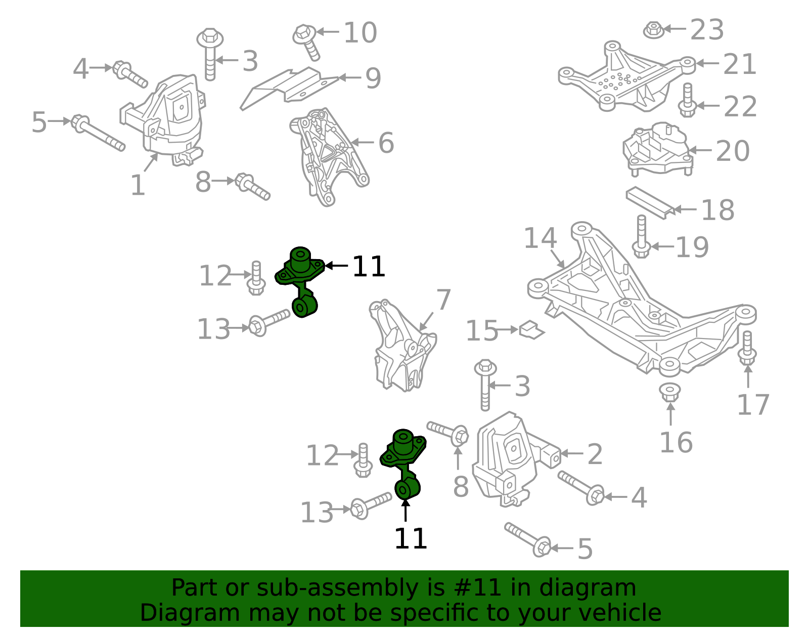4M0-199-869-AM - Bearing Support 2017-2025 Audi | Audi OEM Parts Guy