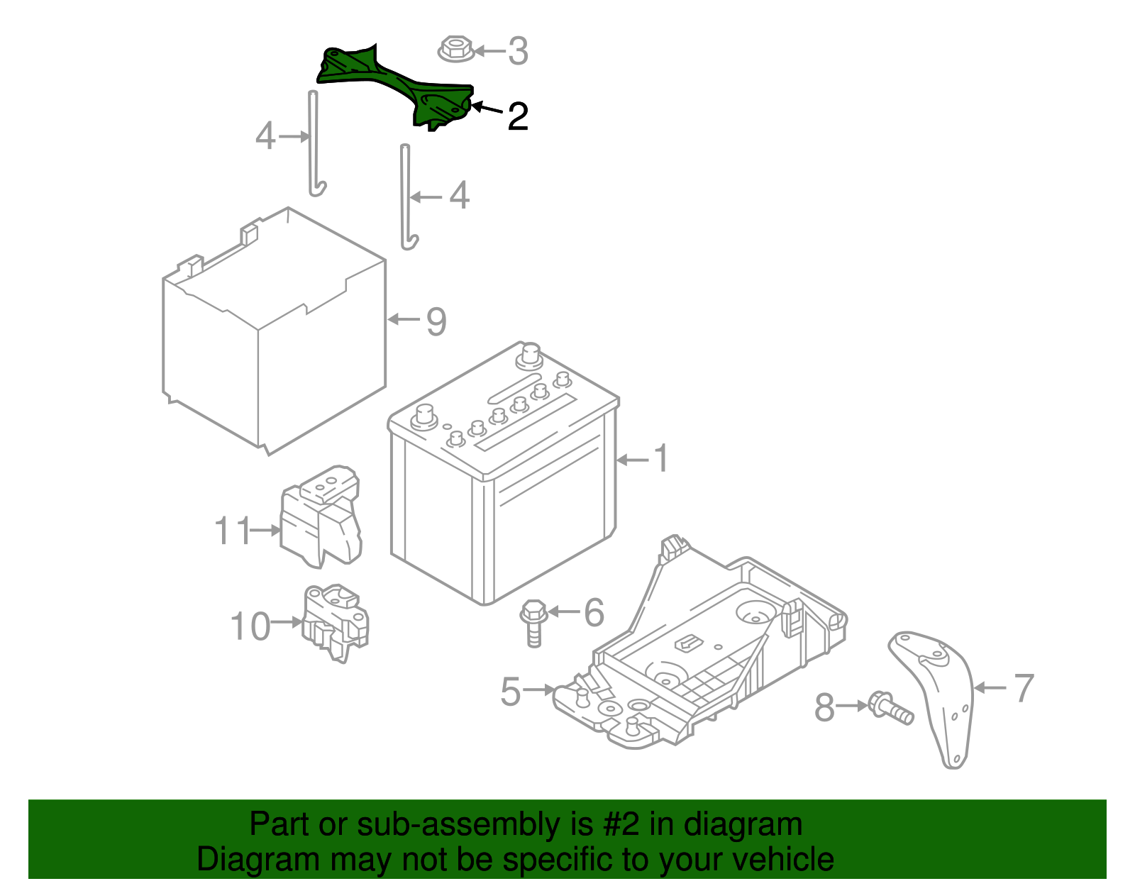 KD53-56-031A - Hold Down 2013-2025 Mazda | Mazda Parts Connect