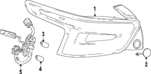 2024 Chevrolet Trax Lamp 42905696 GM | GMPartsDirect.com