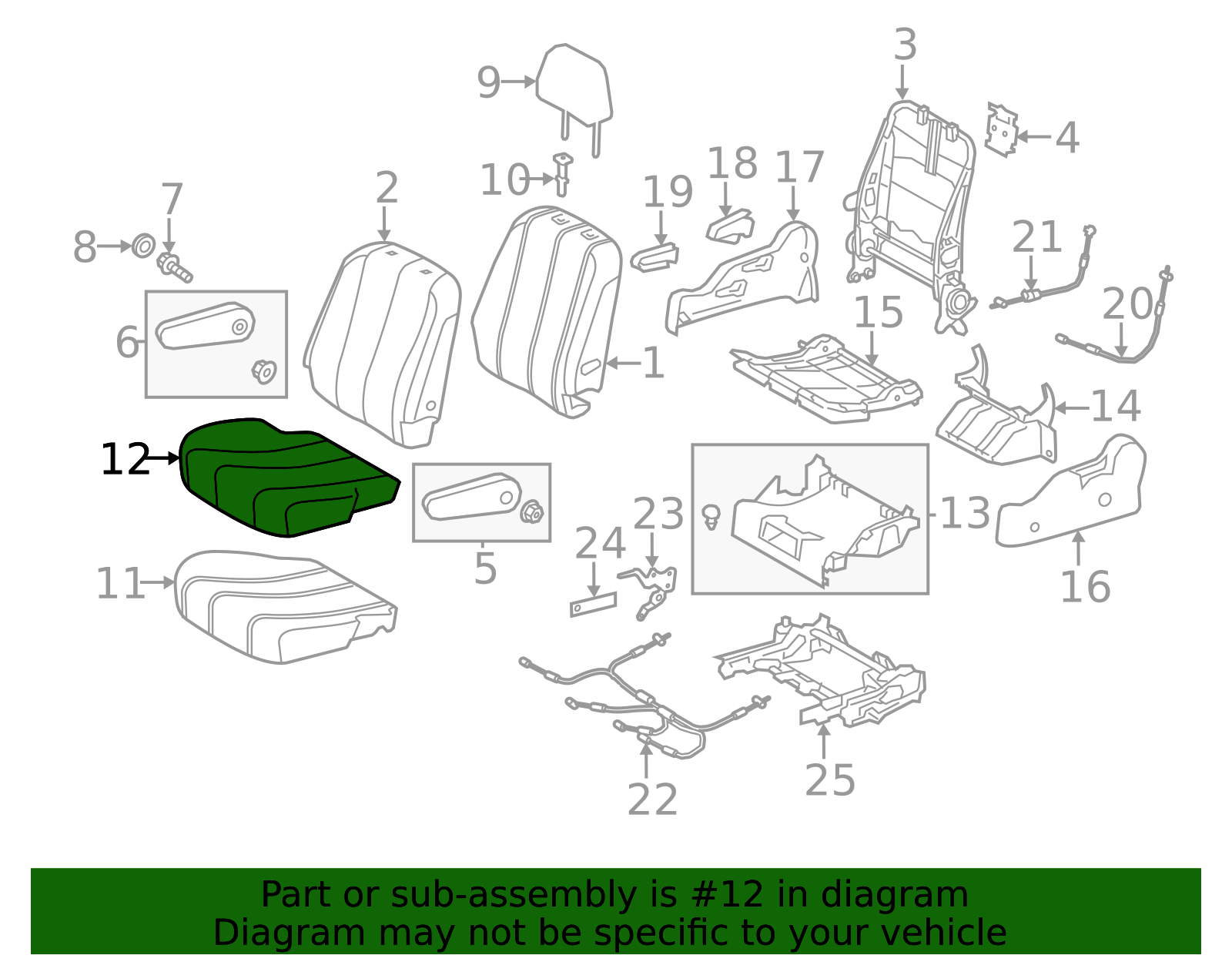 79011-08070-E2 - Cushion Cover 2011-2014 Toyota Sienna | Norm Reeves ...