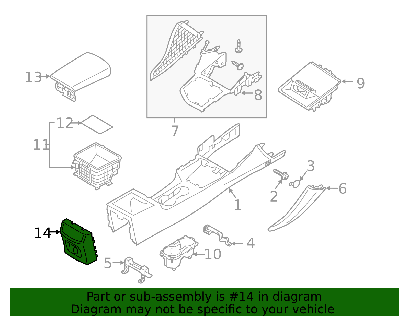 2019-2023 Genesis G70 Rear Panel 84641-G9000-NNB | QuirkParts
