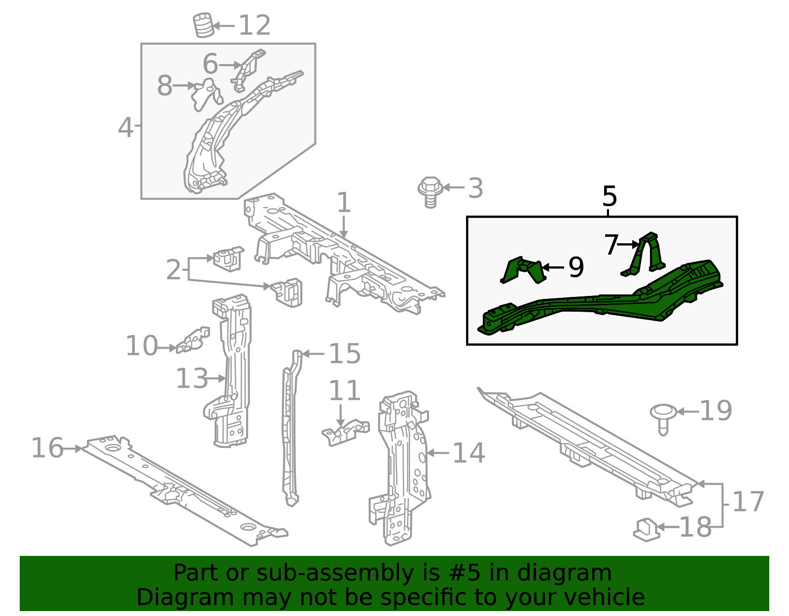 52082-47061 - High-Quality Stay Sub Assembly Front Bu for 2023-2025 ...