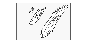 2025 Kia K5 Upper Center Pillar Trim 85830-L2110DNN | QuirkParts
