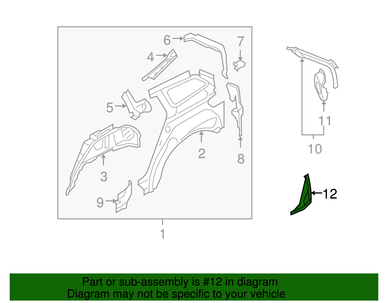 2007-2009 Mazda CX-7 Lower Panel EG21-70-4A1B | Mazda Parts Deals