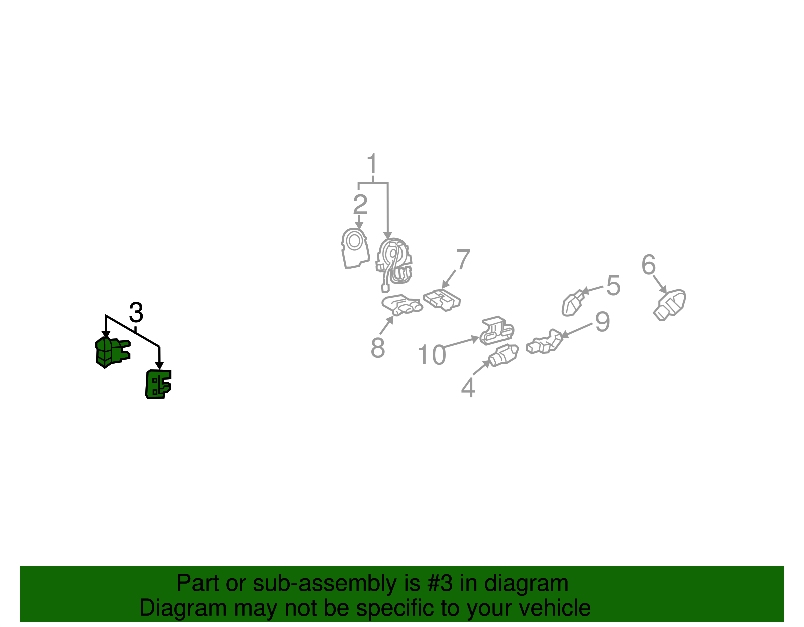 89173-39495 - High-Quality Air Bag Impact Sensor for 2014-2022 Lexus ...
