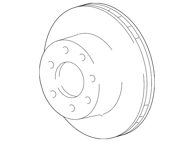 1999-2007 Ford | Disc Brake Rotor | YC2Z-1V125-A | Walls' Ford Parts