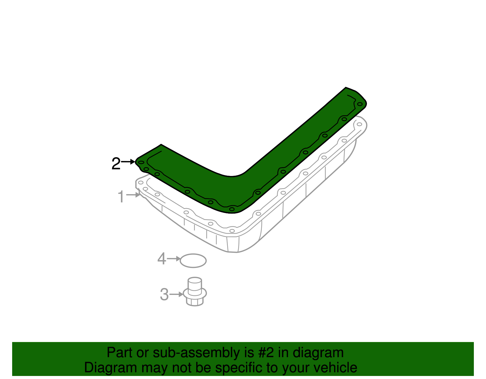 2007-2017 Nissan Pan Gasket 31397-1XF0C | OEM Parts Online