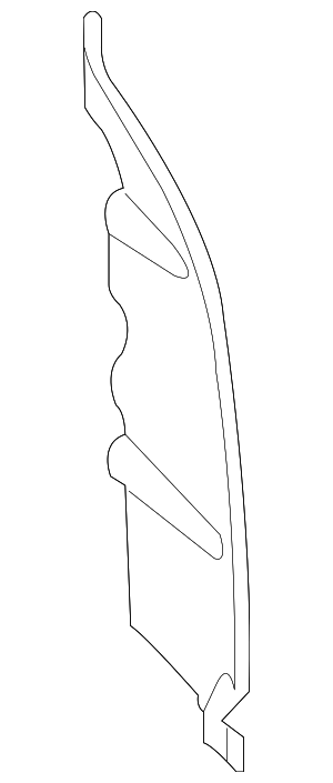 2008-2015 Nissan Fender Baffle 63133-ZR05A | Scott Evans Nissan Parts