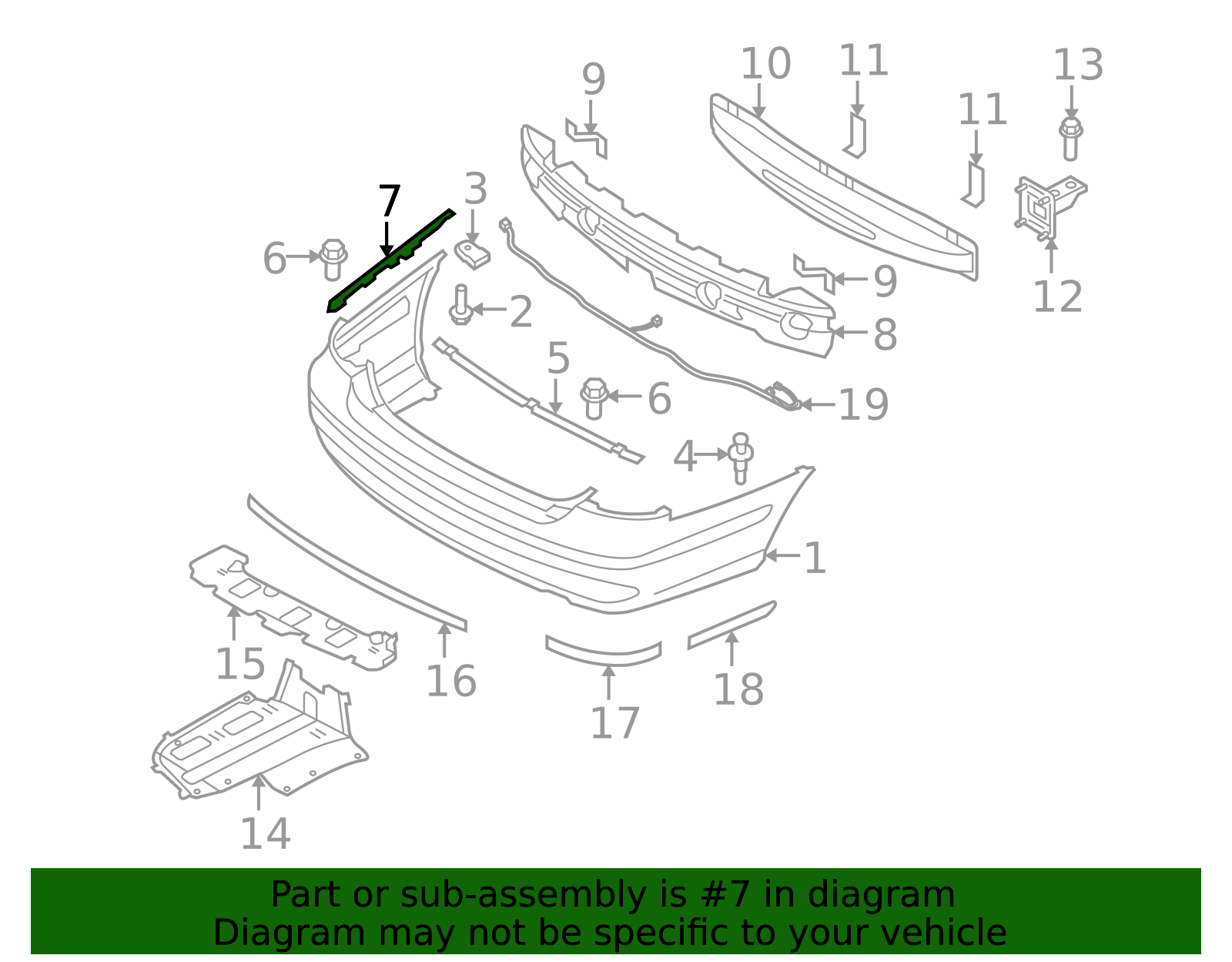 86613-3F000 - Side Mount Bracket 2004-2006 Kia Amanti | Kia.Parts Store