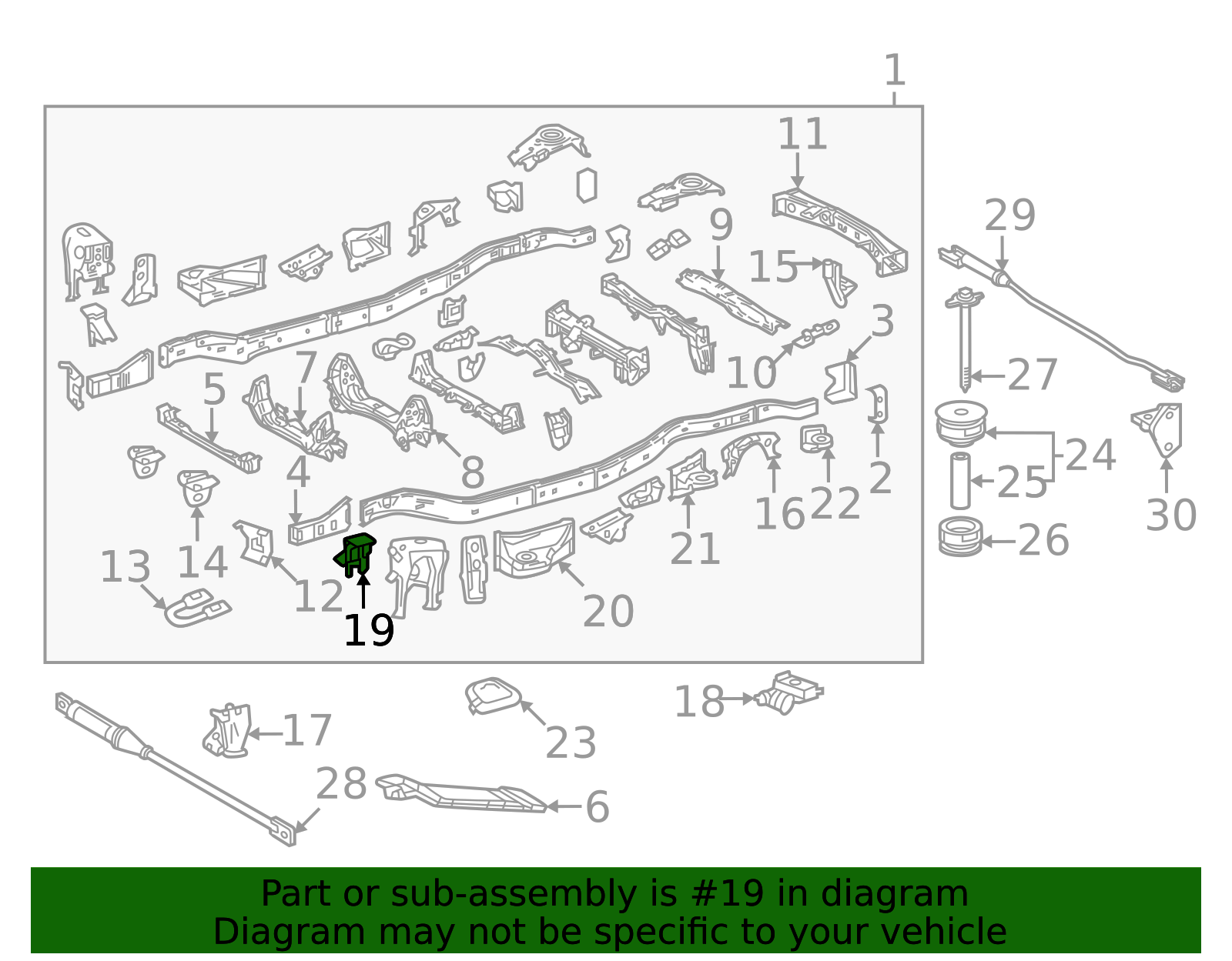 51702-60160 - High-Quality Frame Rail Bracket for 2022-2025 Lexus ...