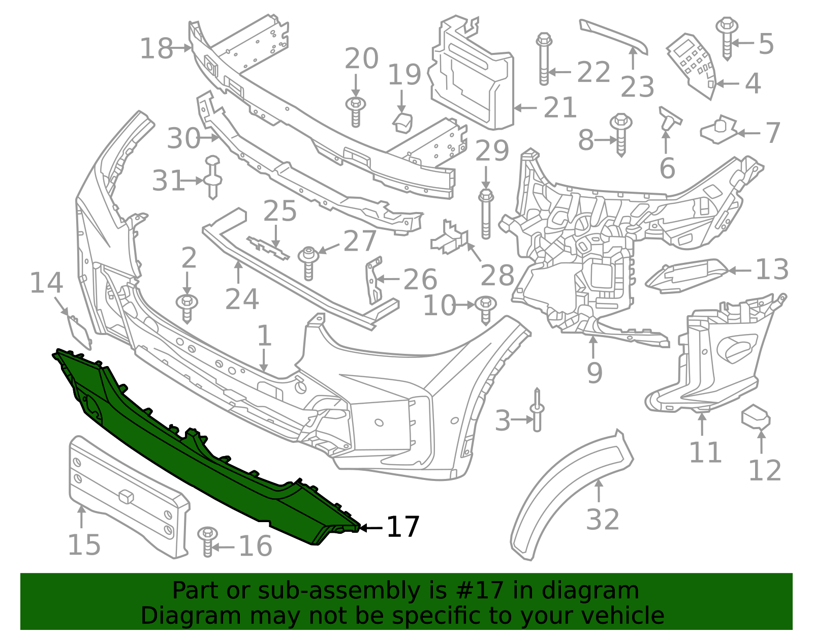 Lower Cover 51-11-5-A7E-6E9 | BMW OEM Parts