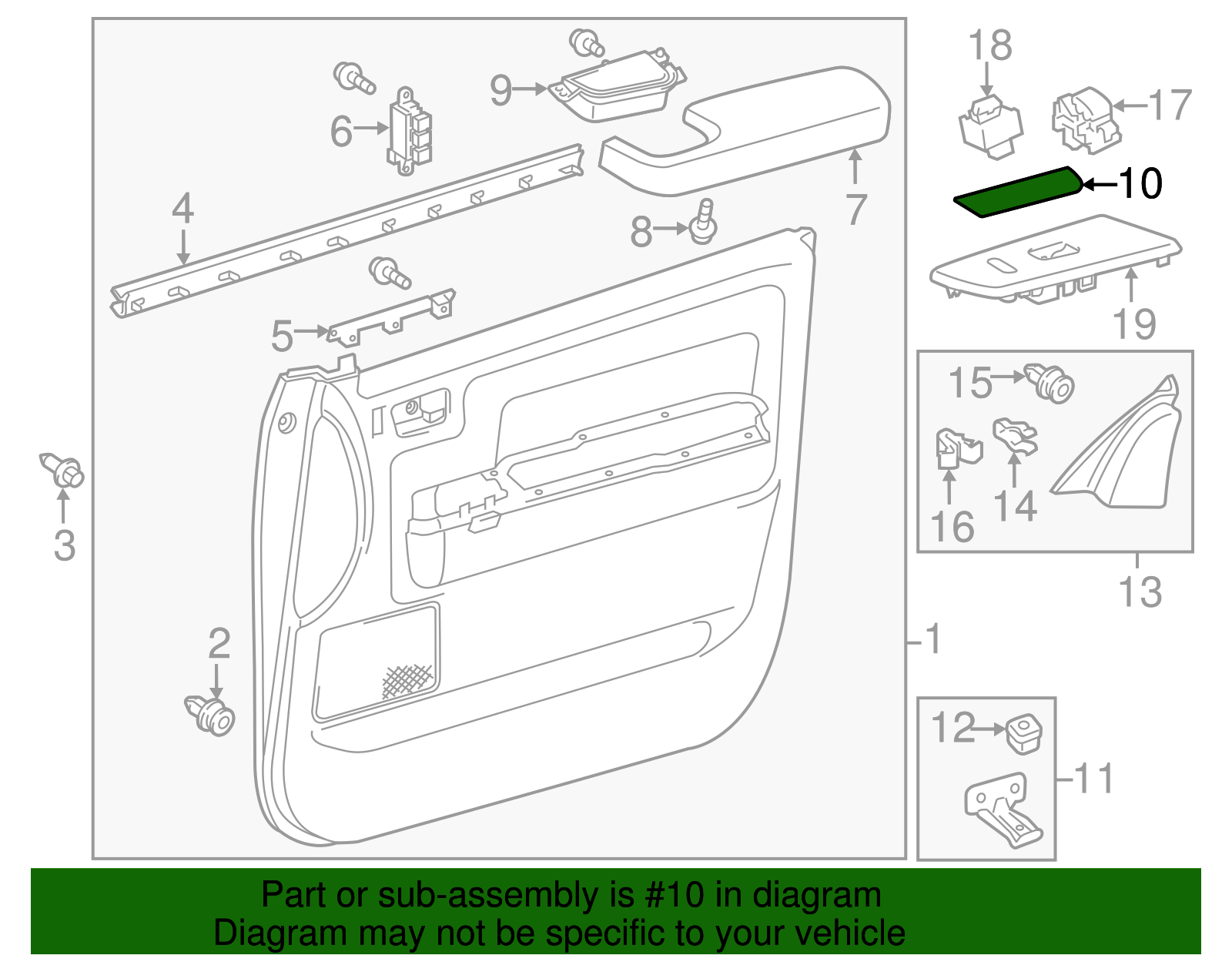 74221-0C020 - Cap; Cover - 2007-2022 Toyota | OEM Genuine Toyota Parts