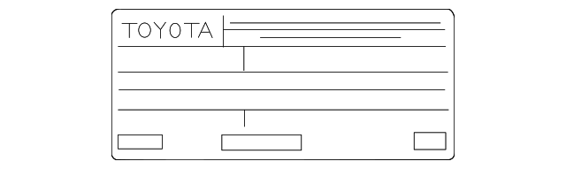 11298-F0234 - Emission Label 2025 Toyota Sienna | Longo Toyota Parts