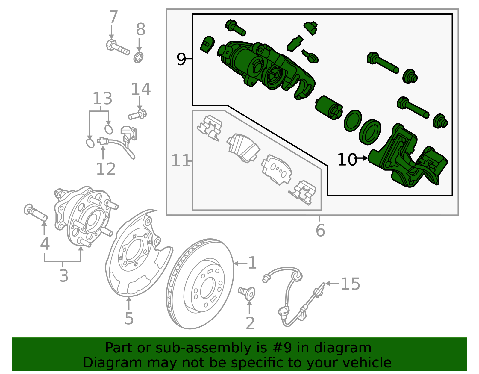 Caliper 58311-G7A30 | OEM Parts Online