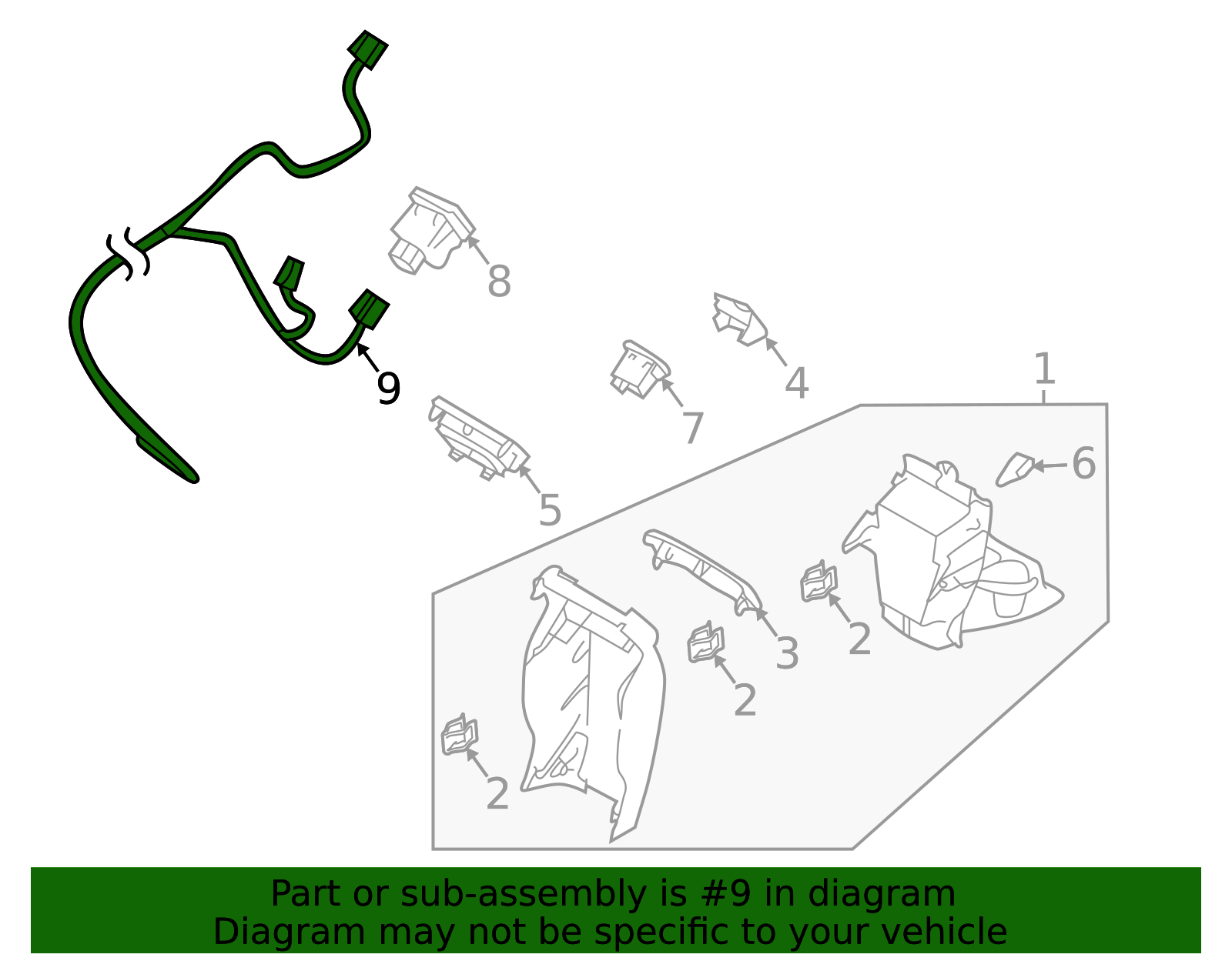 2023-2025 Subaru Ascent 2023-2024 Subaru Ascent - Harness 81870XC42A ...