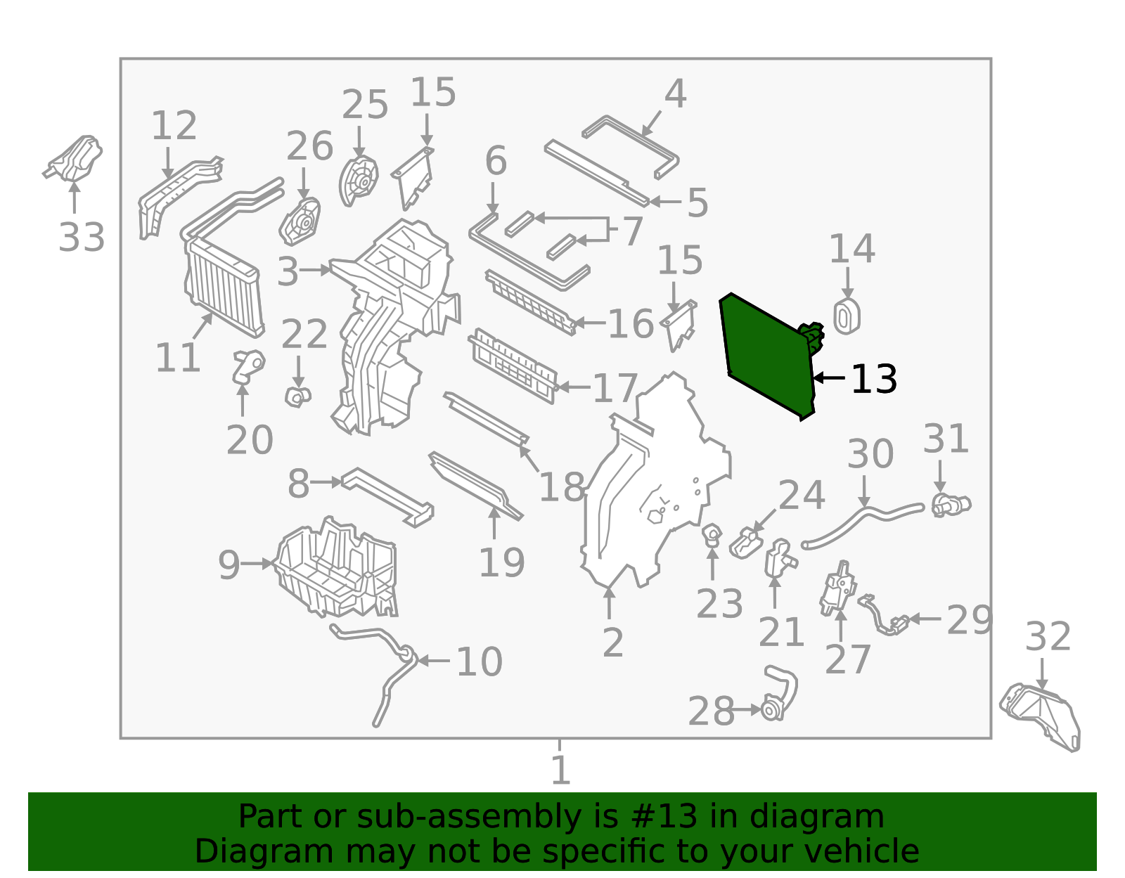 2018-2022 Hyundai Accent Evaporator Core 97139-H9100 | World OEM Parts ...