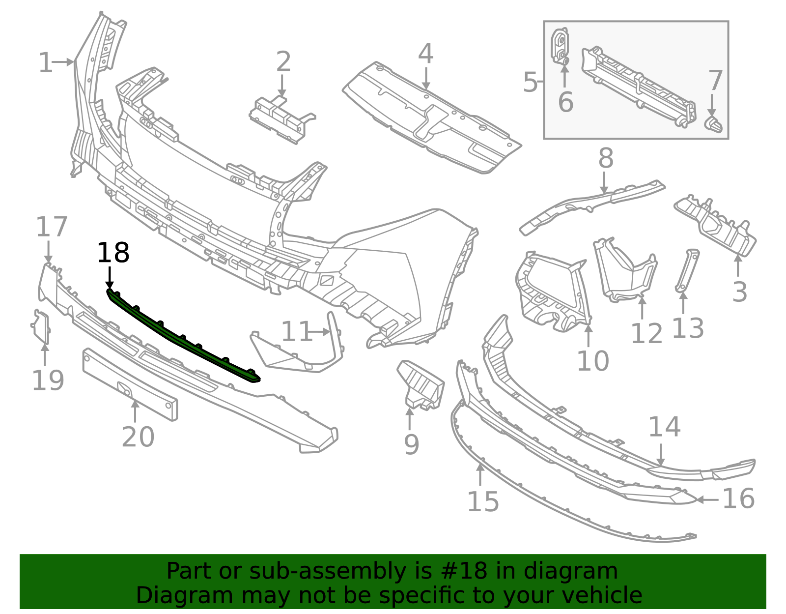 2025 Hyundai Tucson Center Molding 86597-N9GA0-CA | MotorMotor