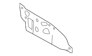 2013-2019 Nissan Engine Compartment Insulation (Right, Lower) 67896 ...