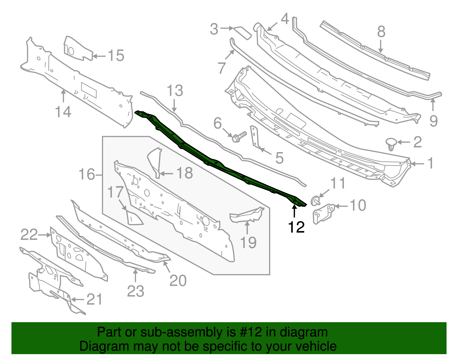 F6318-3WCMH - Extension Panel 2014-2017 Nissan Versa Note | Nissan ...