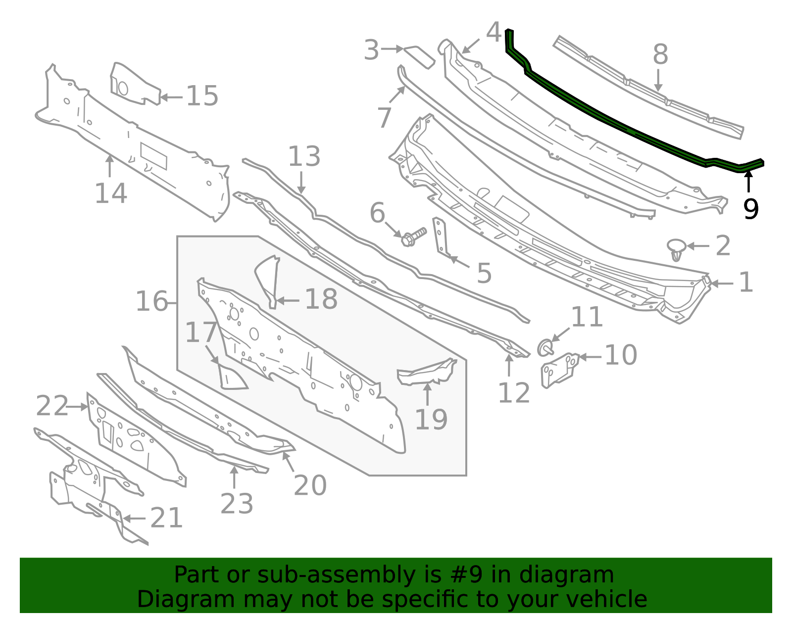 67902-3WC0A - Upper Insulator 2014-2019 Nissan Versa Note | Nissan ...