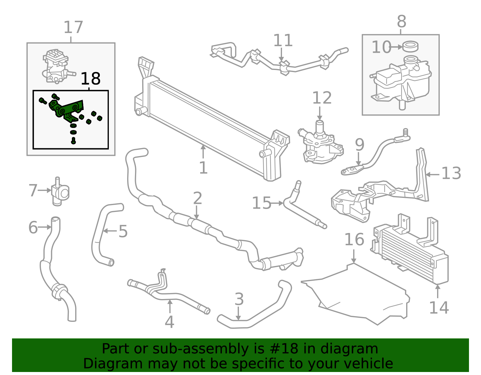 2014-2019 Toyota Highlander Bracket 44440-48020 | Toyota Parts Center