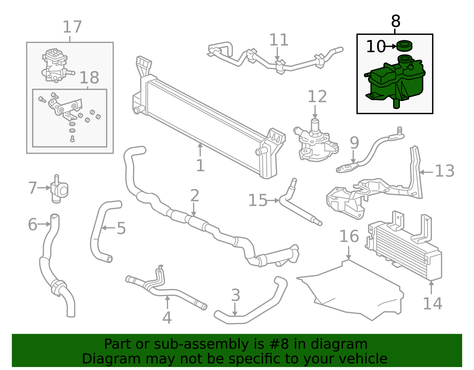 2014-2019 Toyota Highlander Reservoir Assembly G91H0-0E010 | OEM Parts ...