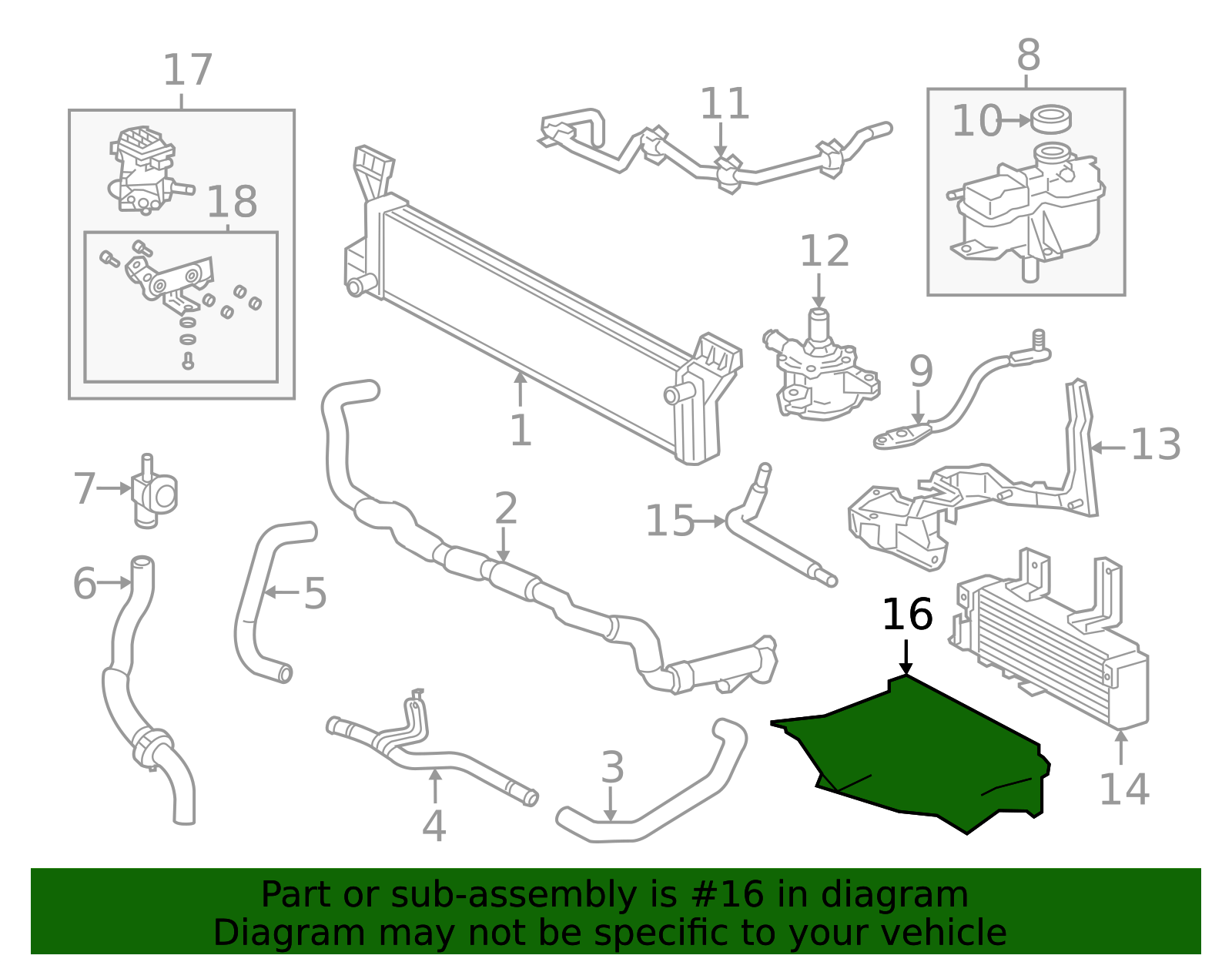 2014-2016 Toyota Highlander Duct 32917-0E020 | Toyota Parts Center