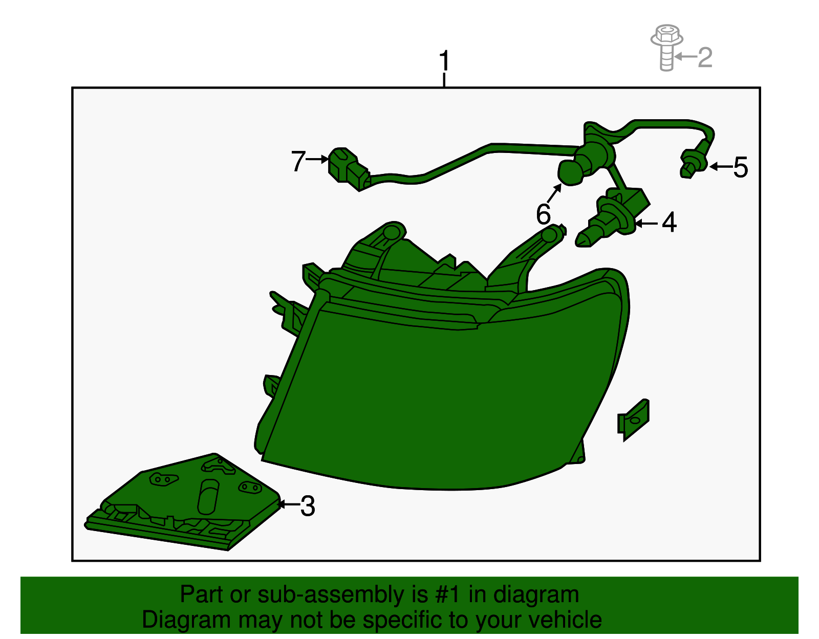 2012-2021 Nissan Composite Assembly 26010-1PA0A | Bill Kay Nissan Parts
