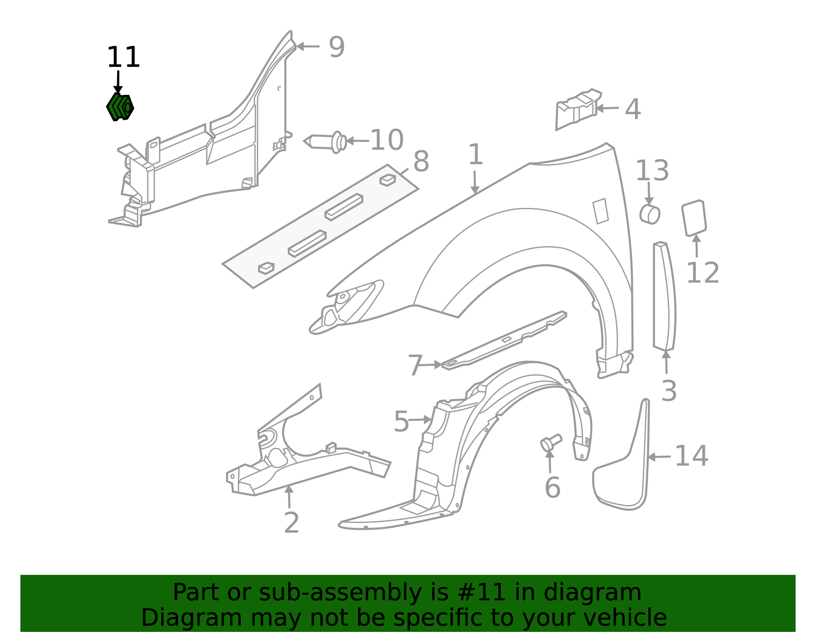 Multi-Purpose Nut (Push In) 11513599 | OEM Parts Online